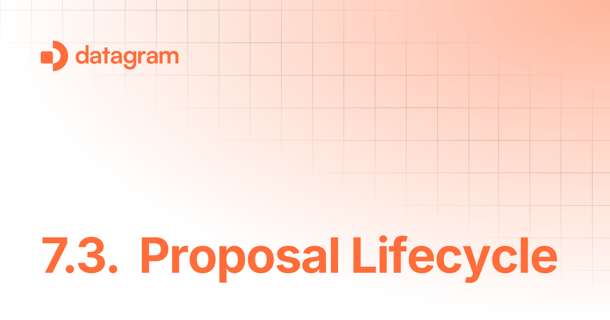 7.3. Proposal Lifecycle | Datagram